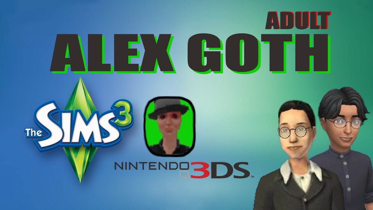 Alex Goth in The Sims 3DS on Nintendo DS - YouTube