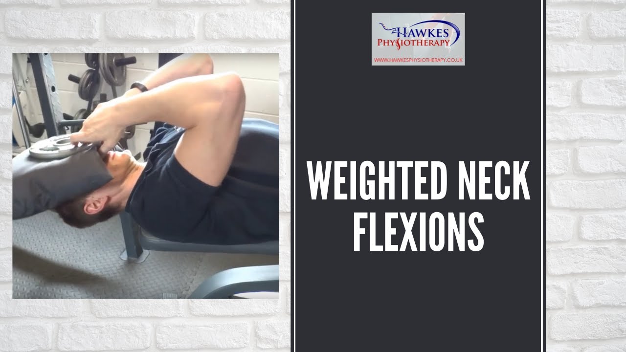 Weighted Neck Flexions: Technique video - YouTube