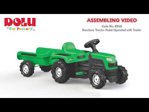 8046 - Ranchero Pedal Operated Tractor & Trailer