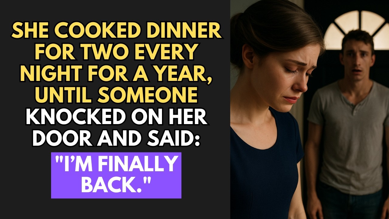 She Cooked Dinner For Two Every Night For A Year, Until Someone Knocked ...