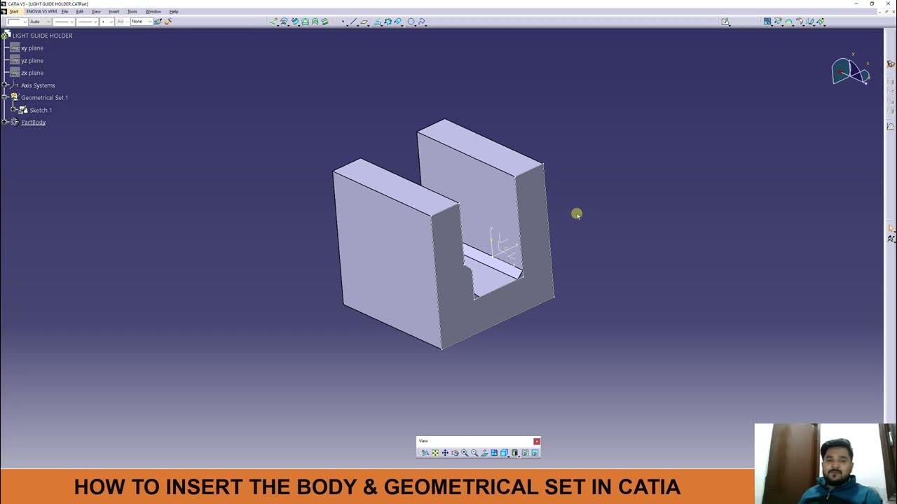 Body & Geometrical Set in CATIA | Apna CAD - YouTube