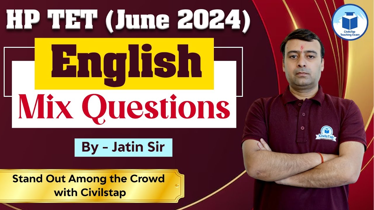 Secrets to Success: HP TET June 2024 English Language | HP TET English ...