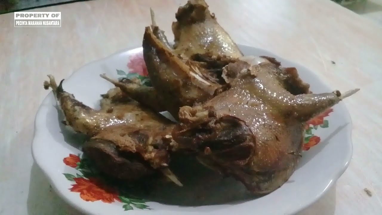 Resep Burung Dara goreng Empuk, Renyah dan Gurih - YouTube
