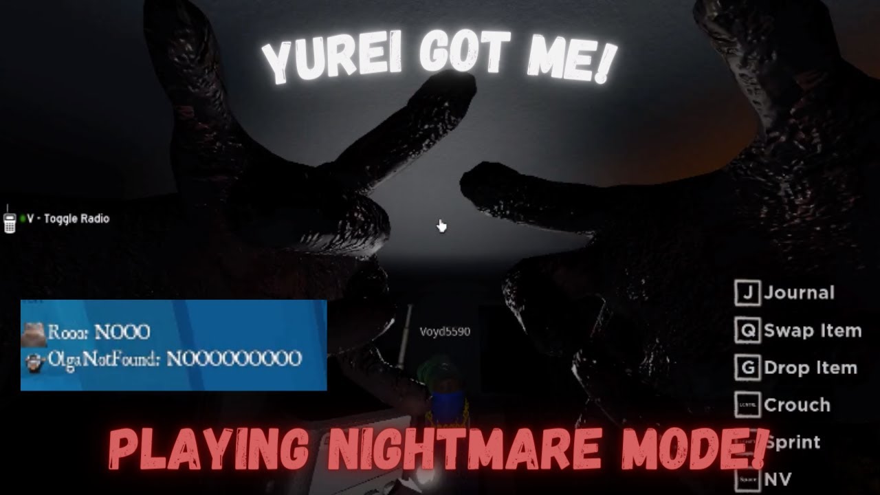 YUREI GOT ME! (Playing NIGHTMARE mode) | Blair - YouTube