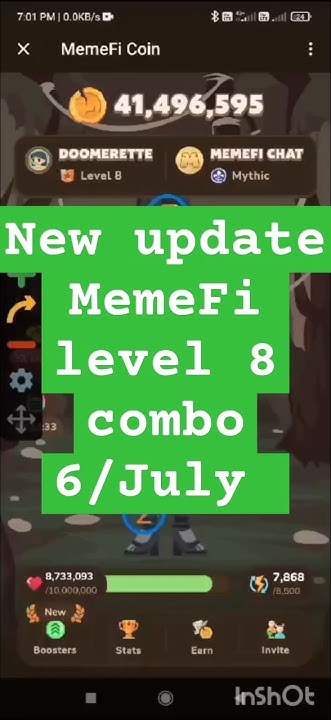 NEW MemeFi Daily Combo for all level || 6 July 2024 MemeFi Secret Tap Combo to earn 4,000,000 ...