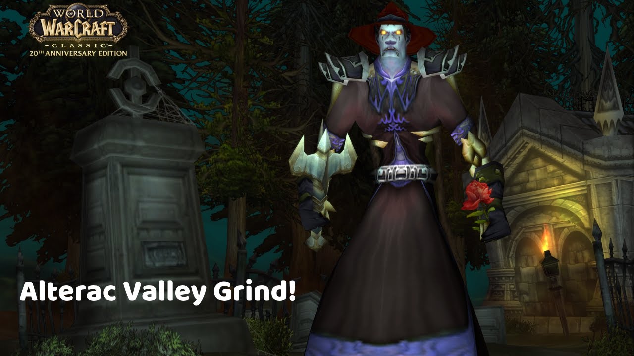 Anniversary Classic wow Priest Alterac Valley Grind! Revered Then Molten Core! - YouTube