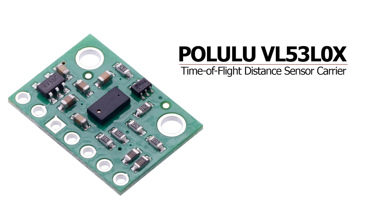 POLULU VL53L0X Distance Sensor - YouTube