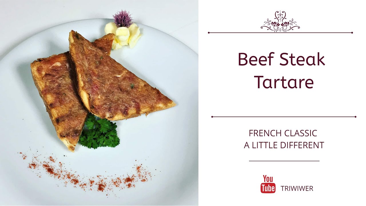 How To Make French Delicacy Beef Steak Tartare (Pate) At Home - YouTube