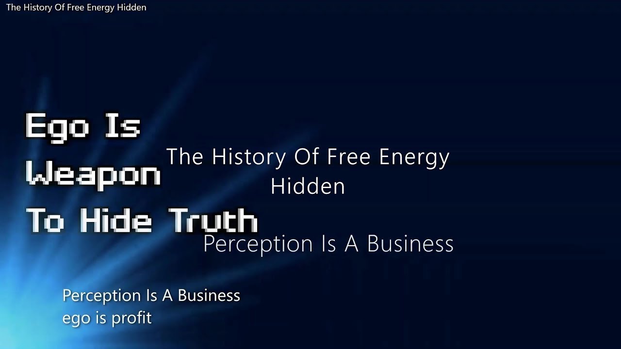 The History Of Free Energy Hidden | Trailer - YouTube