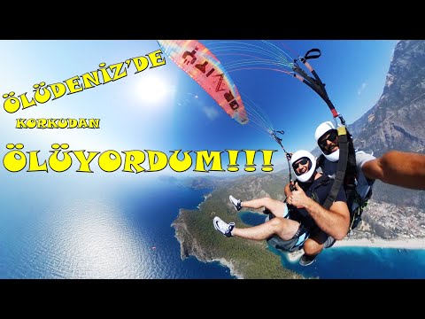 Fethiye Ölüdeniz Babadağ Yamaç Paraşütü (Korkudan Ölüyordum!!!)(Paragliding)