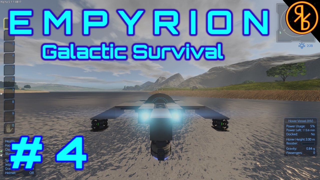 Empyrion (Alpha 5.1) # 4 - Hover Craft Construction, Found Some Iron ...