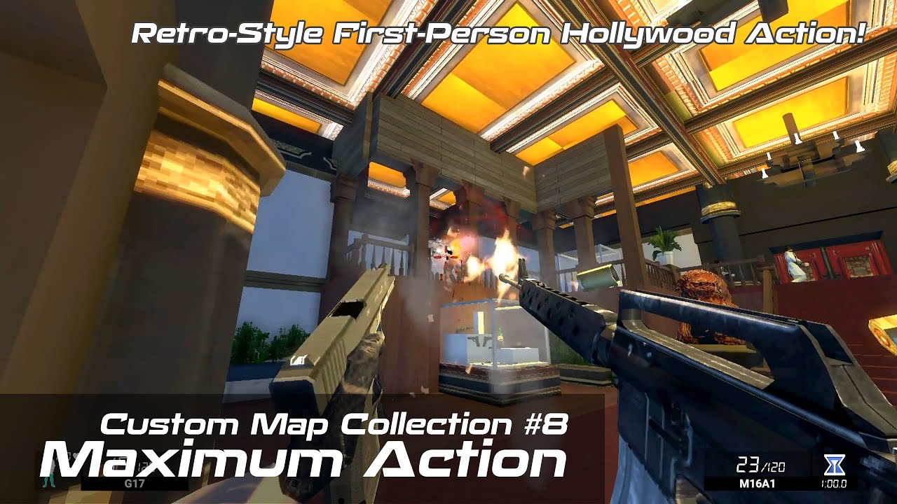 Maximum Action | Custom Map Collection 8 | Retro-Style First-Person ...