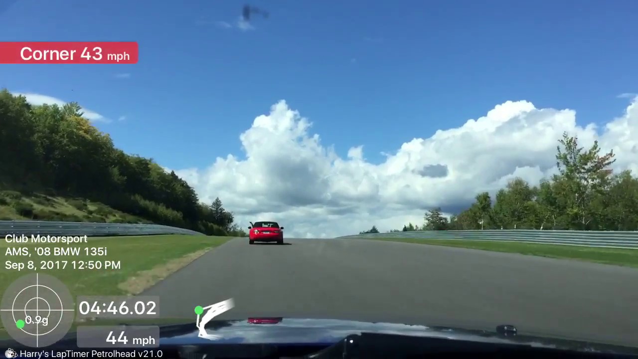 Club Motorsports Tamworth NH 9/8/17, 2nd Session w/SCCA 2008 BMW 135i ...