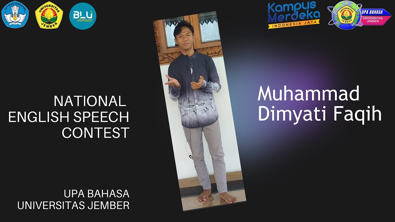 SpeechContest017-Muhammad Dimyati Faqih: Preparing Indonesian Students ...
