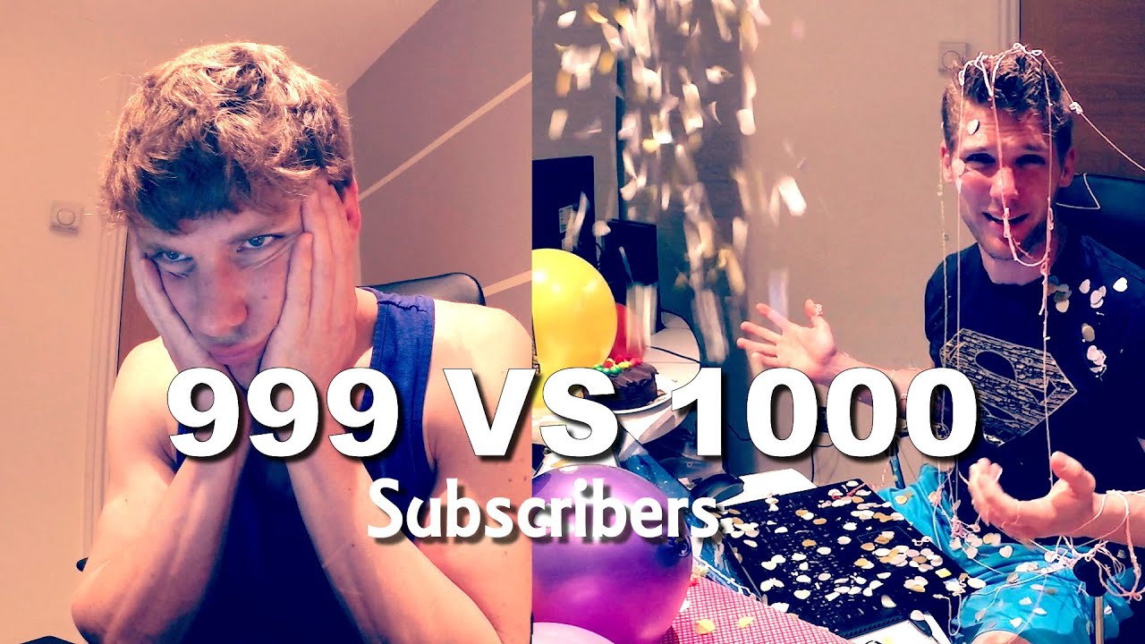 999 vs 1000 Subscribers/Subs Free Giveaway (CELEBRATION) - YouTube