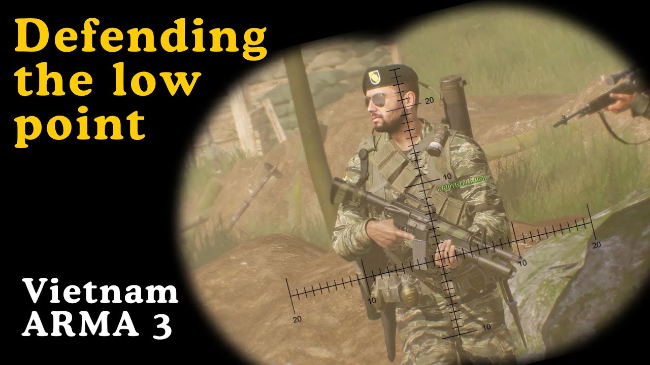 Defending the Low point from the Vietcong (ARMA 3) - YouTube