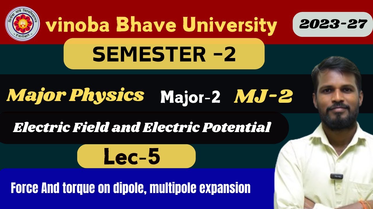 SEMS-2 || Major Physics || Mj-2 || Electric Field and Electric ...