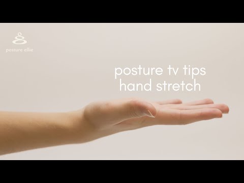 Posture TV Tips 📺 - Hand Stretch | Posture Ellie - YouTube