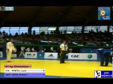Luca Poeta (ITA) - Robert Gess (GER) [-81kg] - YouTube