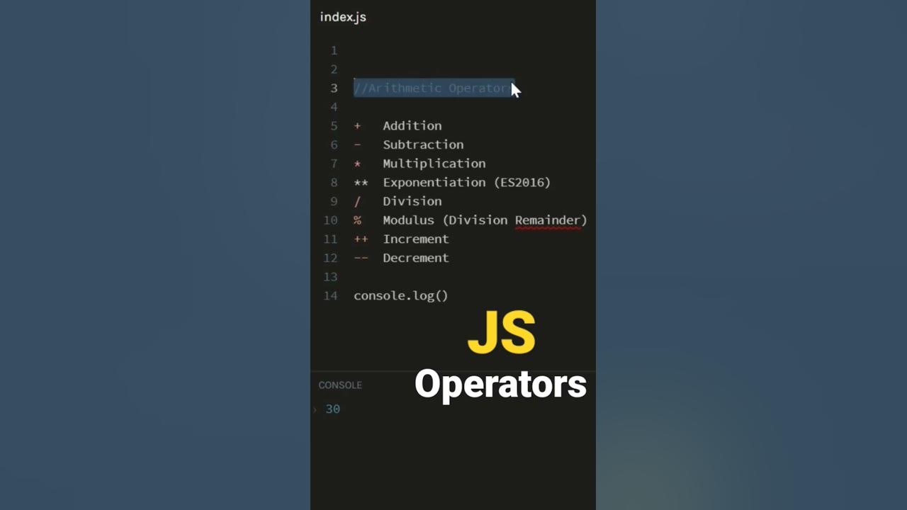 JavaScript operators||JavaScript Arithmetic Operators ||#javascript ||# ...