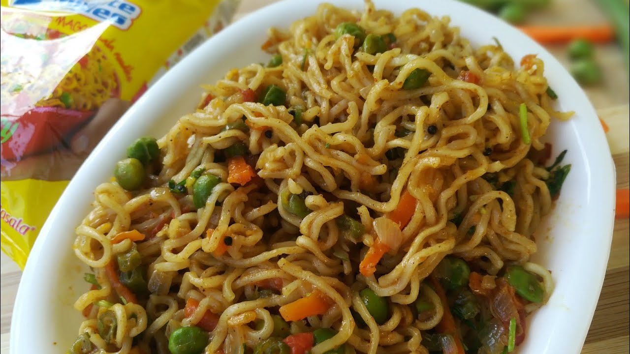 Masala maggi|street food recipes|vegetable maggi|easy breakfast|kids ...