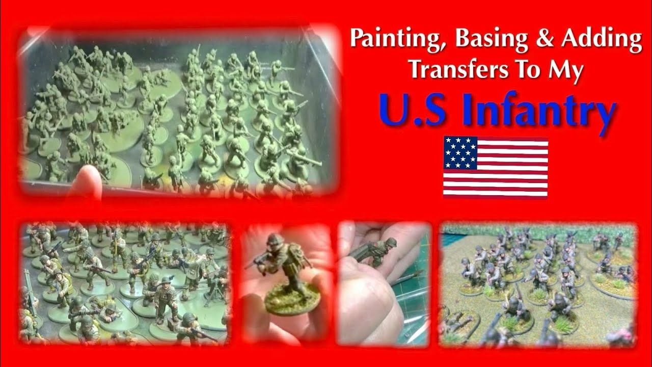 Painting, Basing & Adding Transfers To My Bolt Action V3 American ...