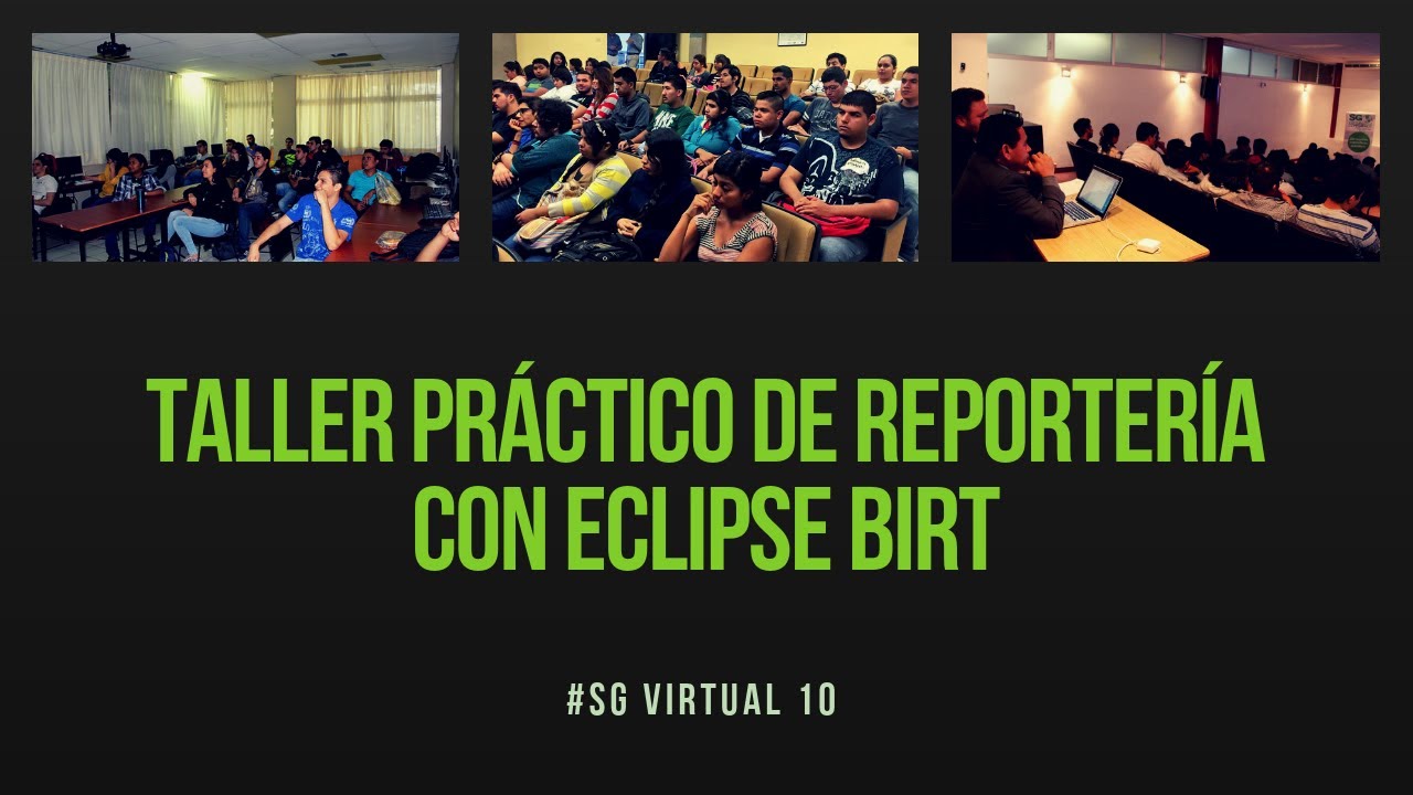 Taller práctico de reportería con Eclipse BIRT - YouTube