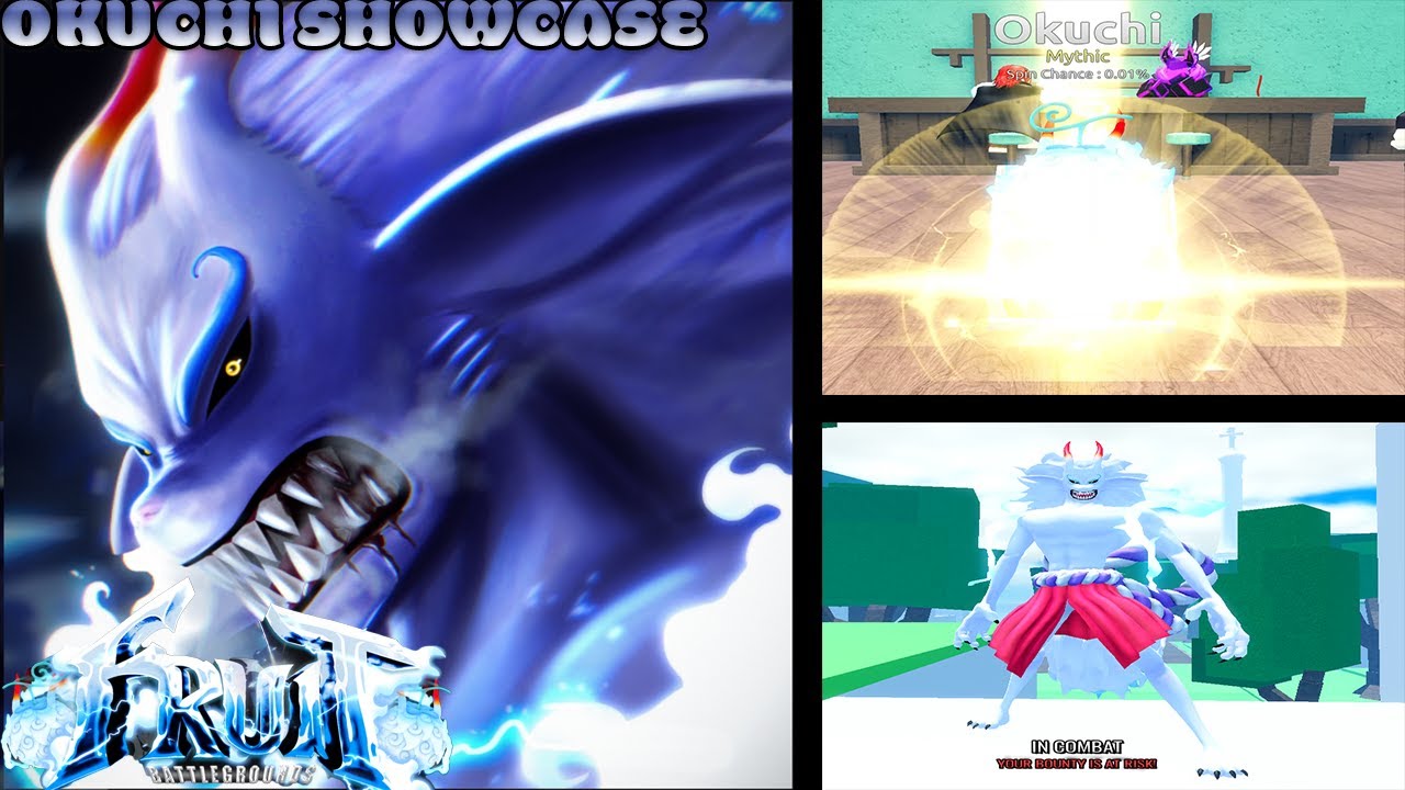 NEW OKUCHI FRUIT SHOWCASE [ Fruit Battlegrounds ] - YouTube