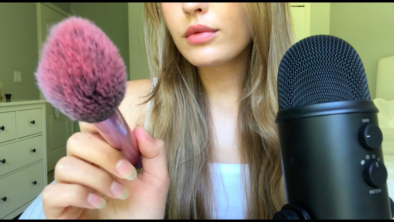ASMR makeup application with layered sounds | no talking - YouTube