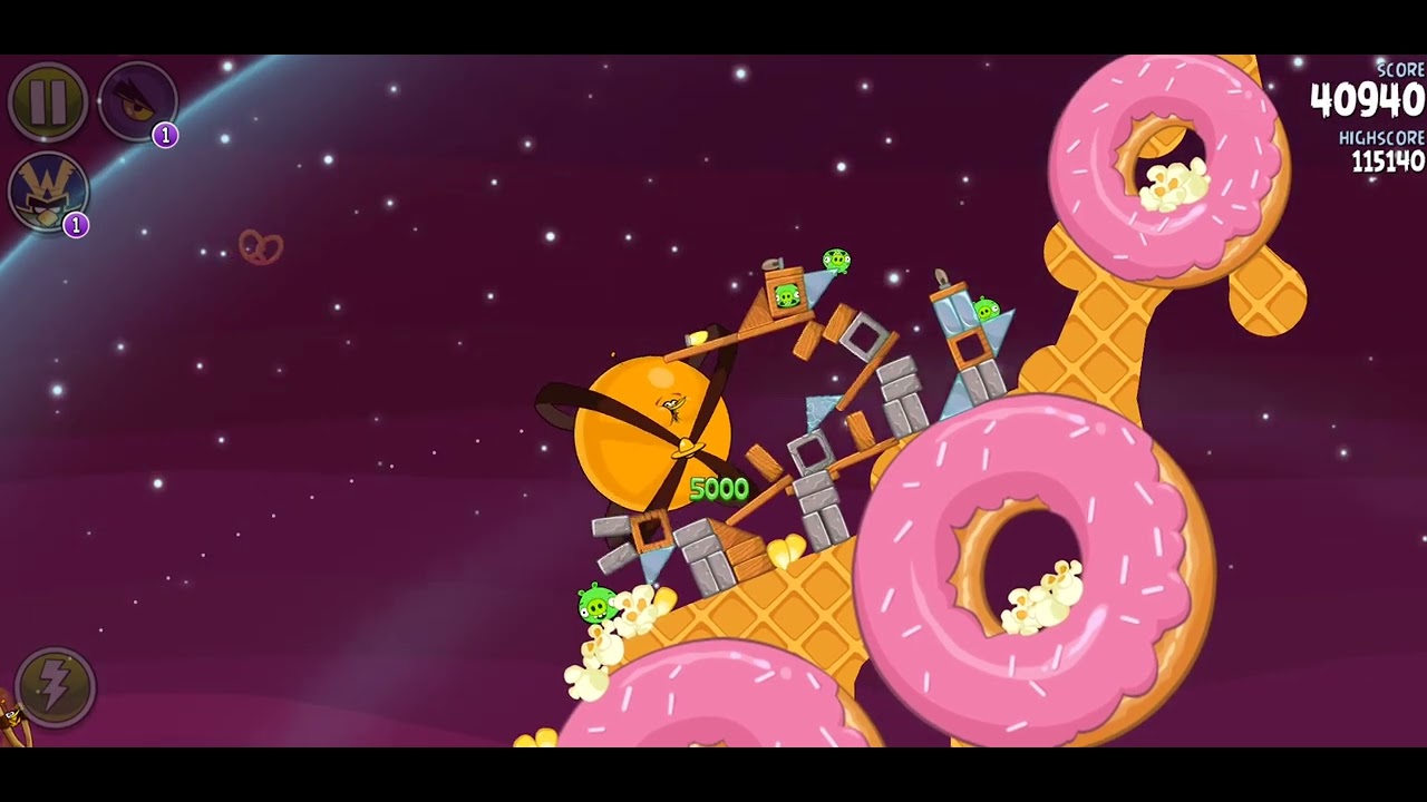Angry Birds Space - Gameplay "Atomic Bird" - YouTube