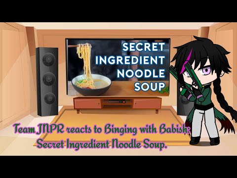 Team JNPR reacts to @bingingwithbabish: Secret ingredient noodle soup from (Kung Fu panda)