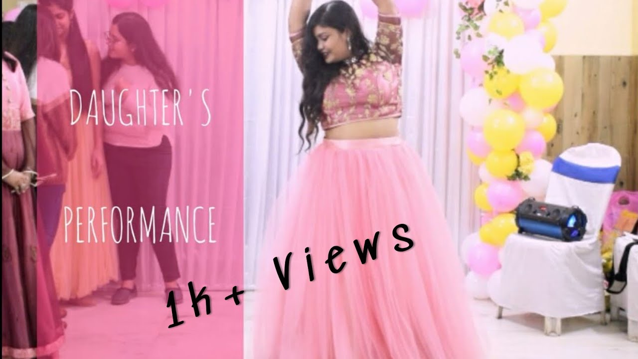 Daughter's Performance on 25th Wedding Anniversary of her Parents || Surabhi Basak - YouTube