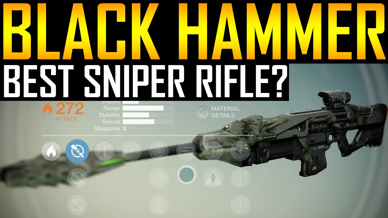Destiny - Is Black Hammer The Best Sniper Rifle? - YouTube