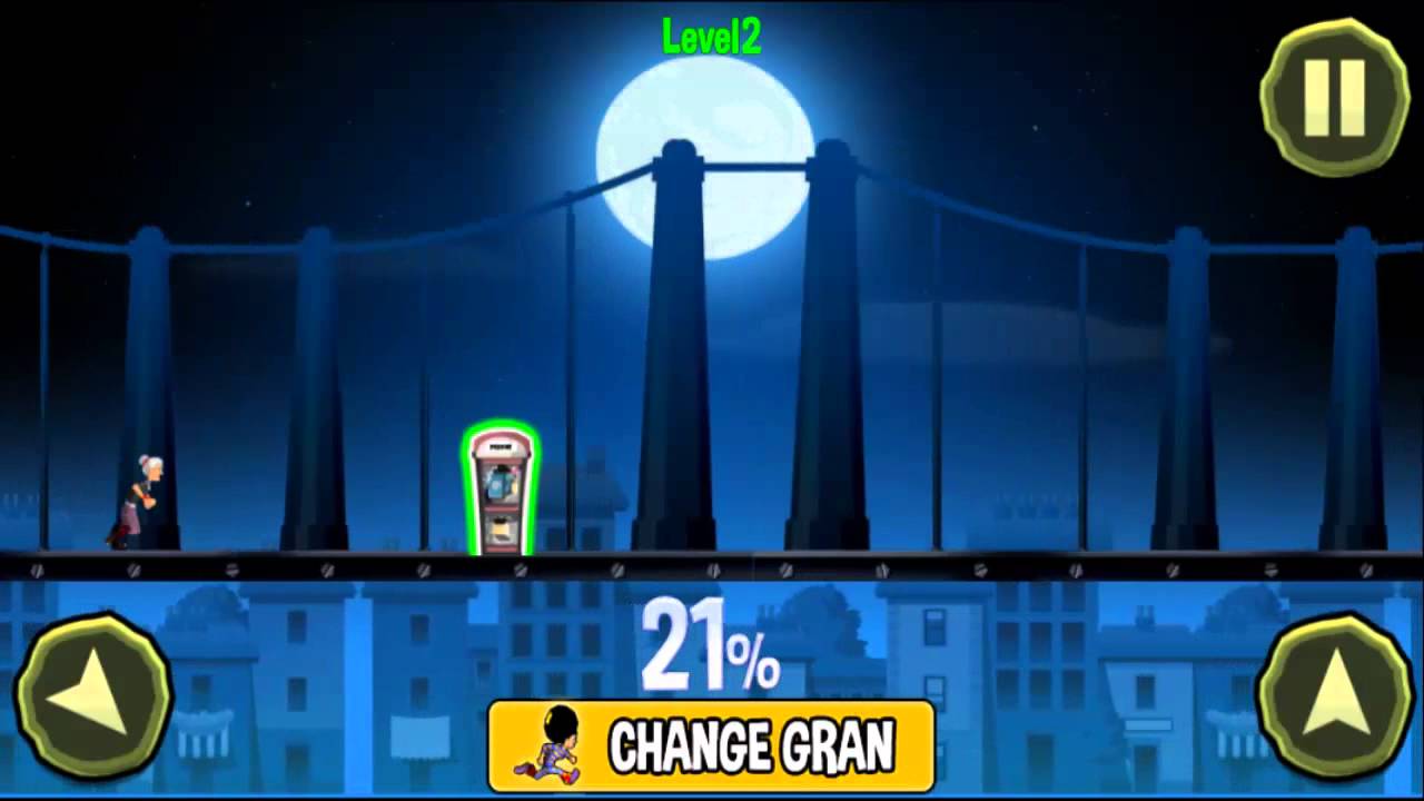 Angry Gran Radioactive Runaway gamePlay Level 1 2 Mission - YouTube