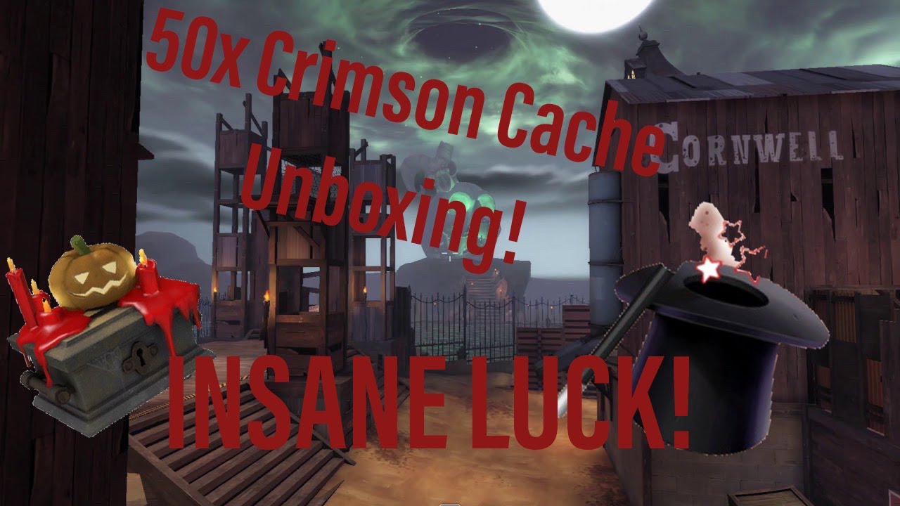 I Unboxed 50 Crimson Cache Cases (2 UNUSUALS) - YouTube