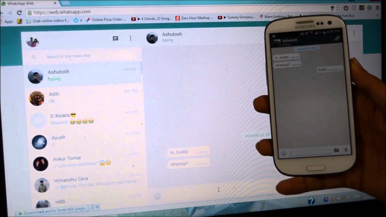 Whatsapp web for using Whatsapp on PC/Mac(Official) - YouTube