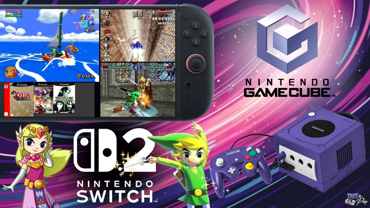 SWITCH 2: Le retour de la Gamecube! (Gameplay manette Gamecube) - YouTube