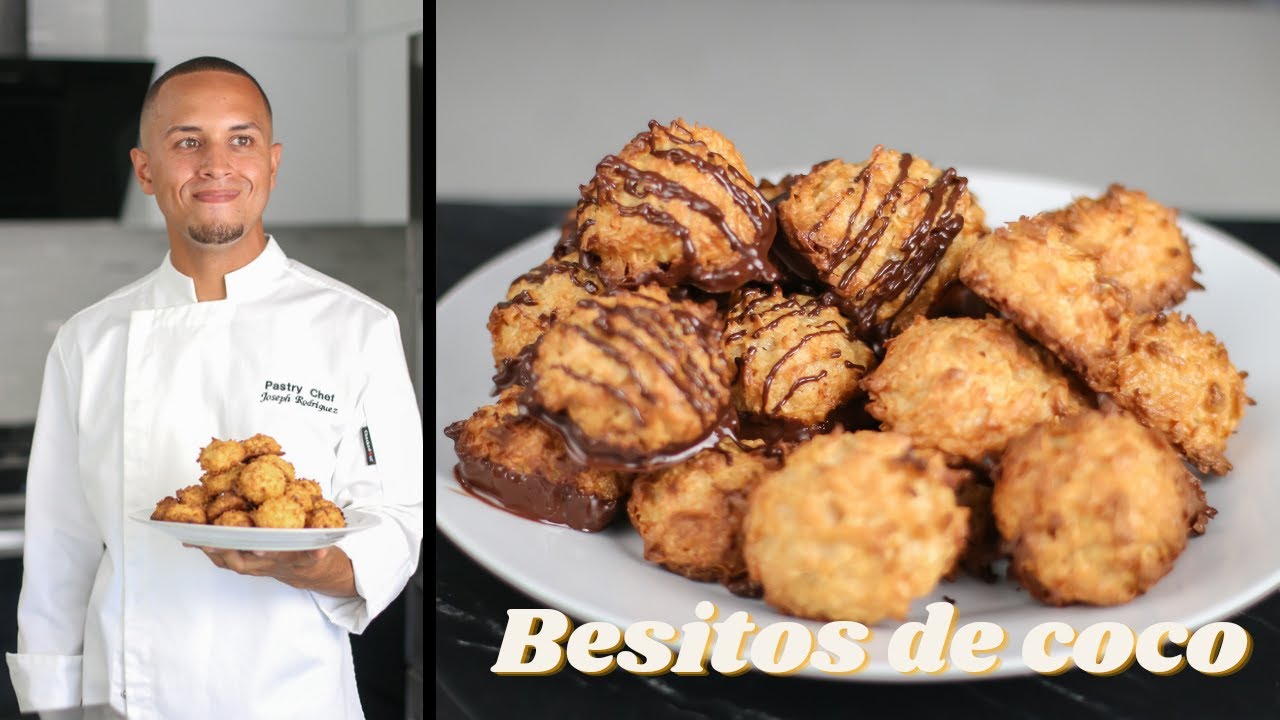 Como hacer Besito de coco puertorriqueño by Pastry Chef Joseph ...