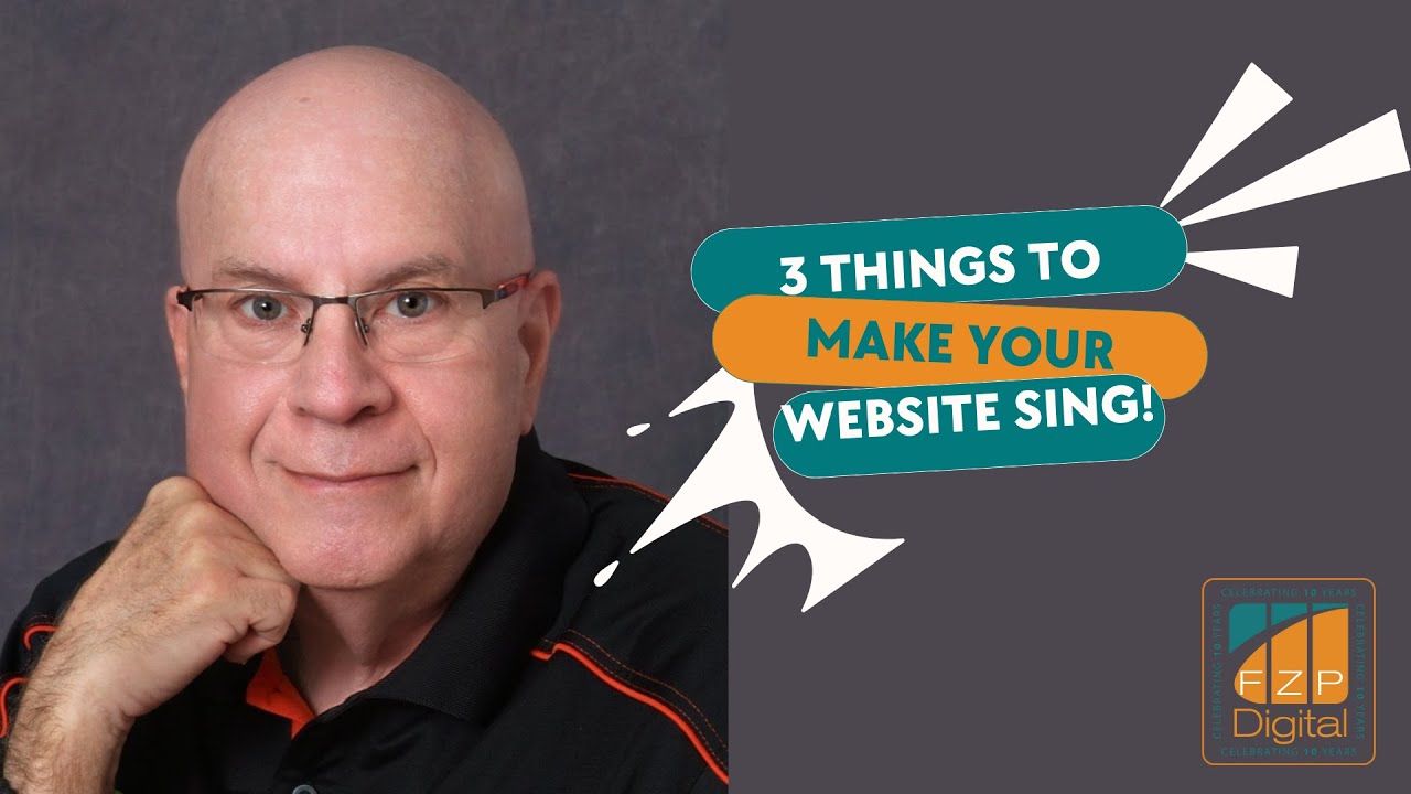 3 Things You Need To Make Your Website SING! - YouTube