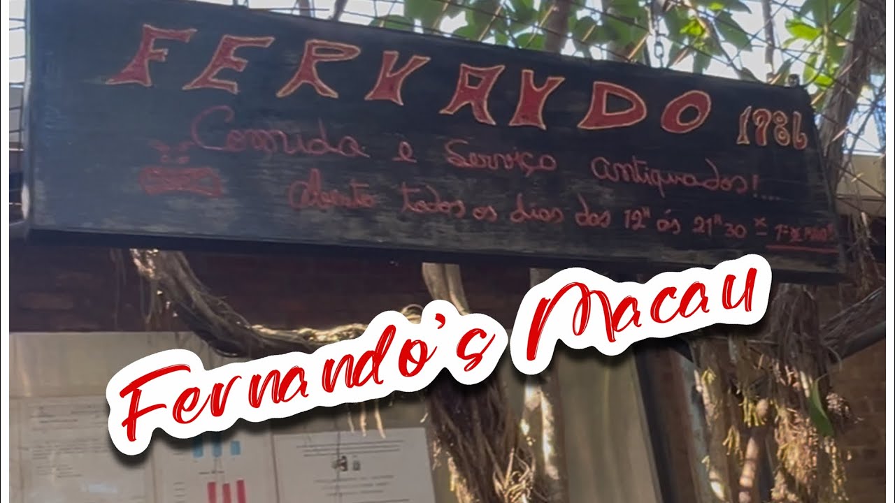 Fernando’s Restaurant – A Macau Classic by the Beach - YouTube
