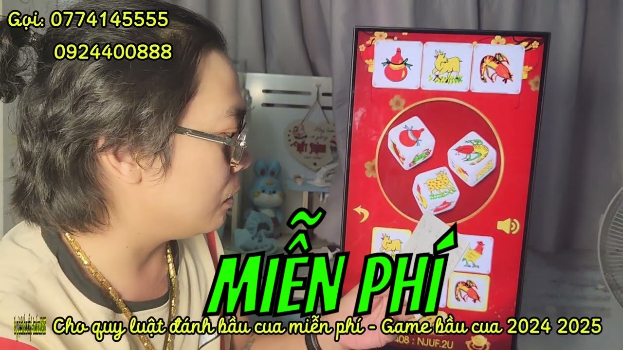 Cho quy luật đánh bầu cua miễn phí - Game bầu cua 2024 2025 - YouTube