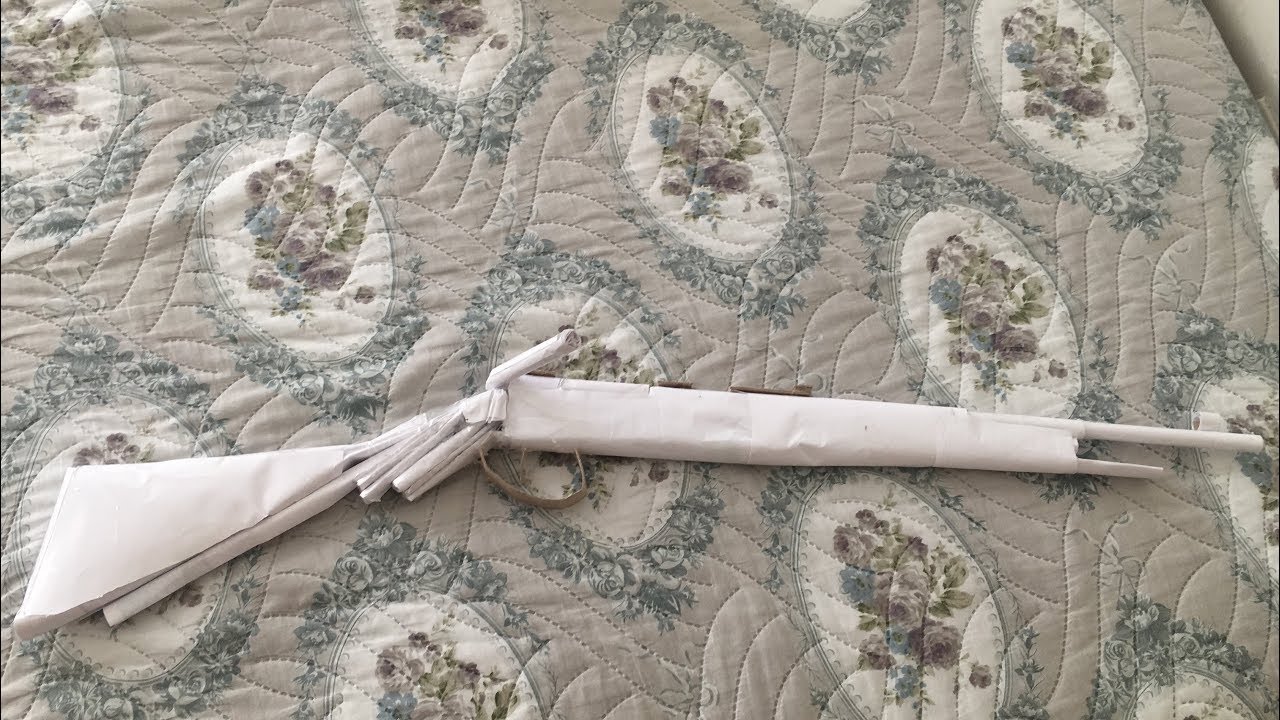 kar98 yapımı kağıttan/how to make paper kar98 - YouTube