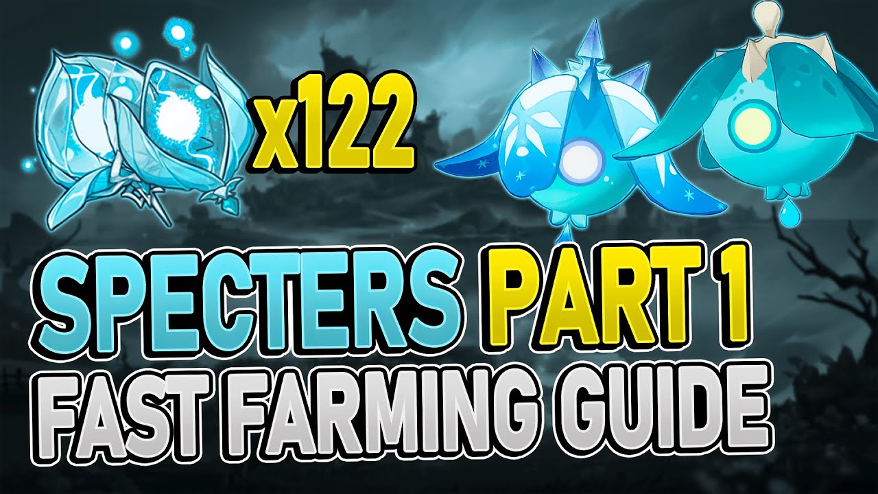 Specters Part 1 All Locations FAST FARMING ROUTE | Genshin Impact 2.1 ...
