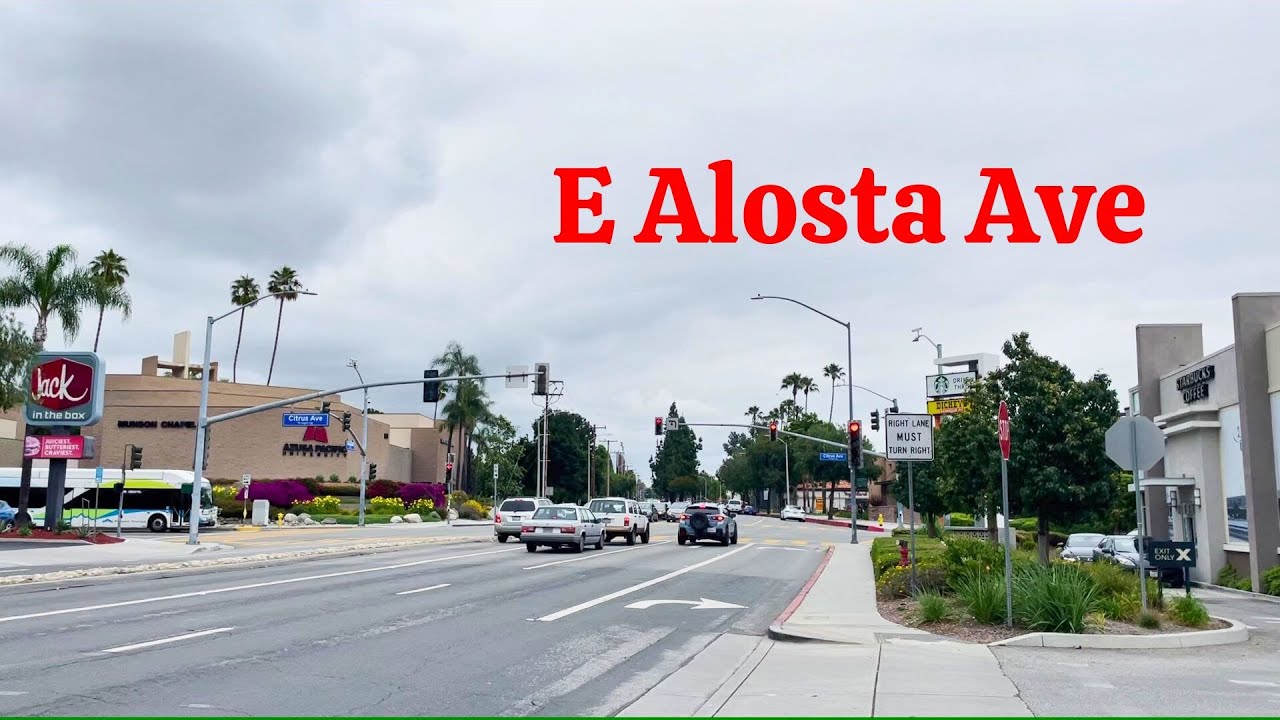 Walk along E Alosta Ave (Historic Rte 66) - Azusa, CA - YouTube