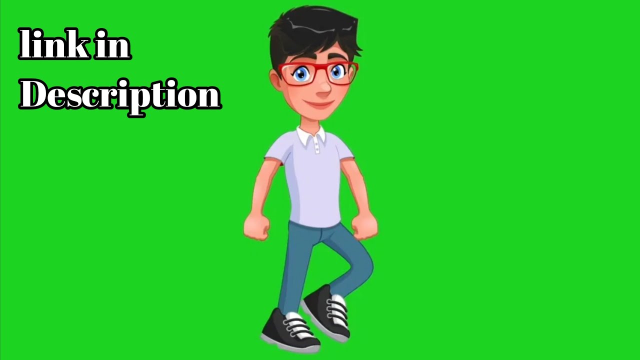 Green Screen cartoon character | green screen cartoon - YouTube