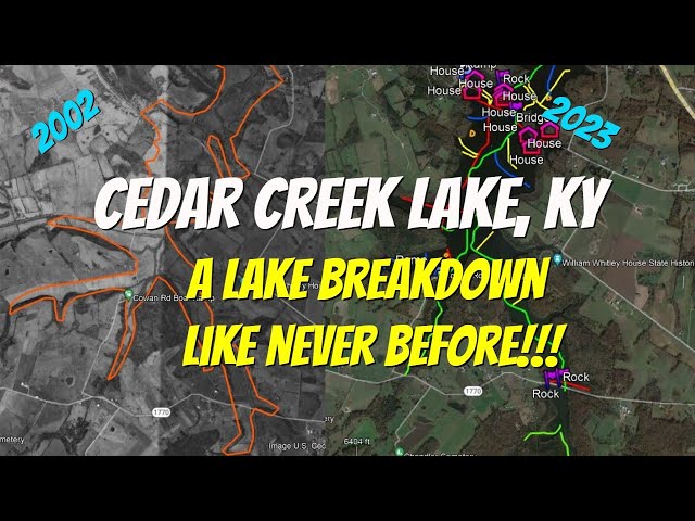 Cedar Creek Lake Texas Map
