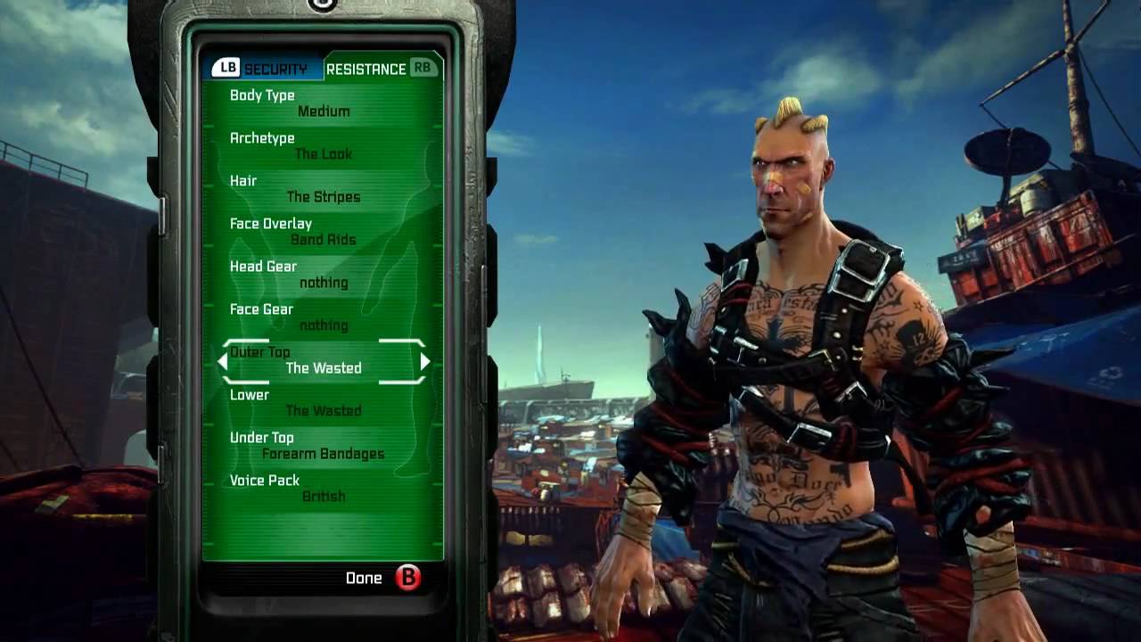 BRINK - Character Customizaton Walkthrough | HD - YouTube