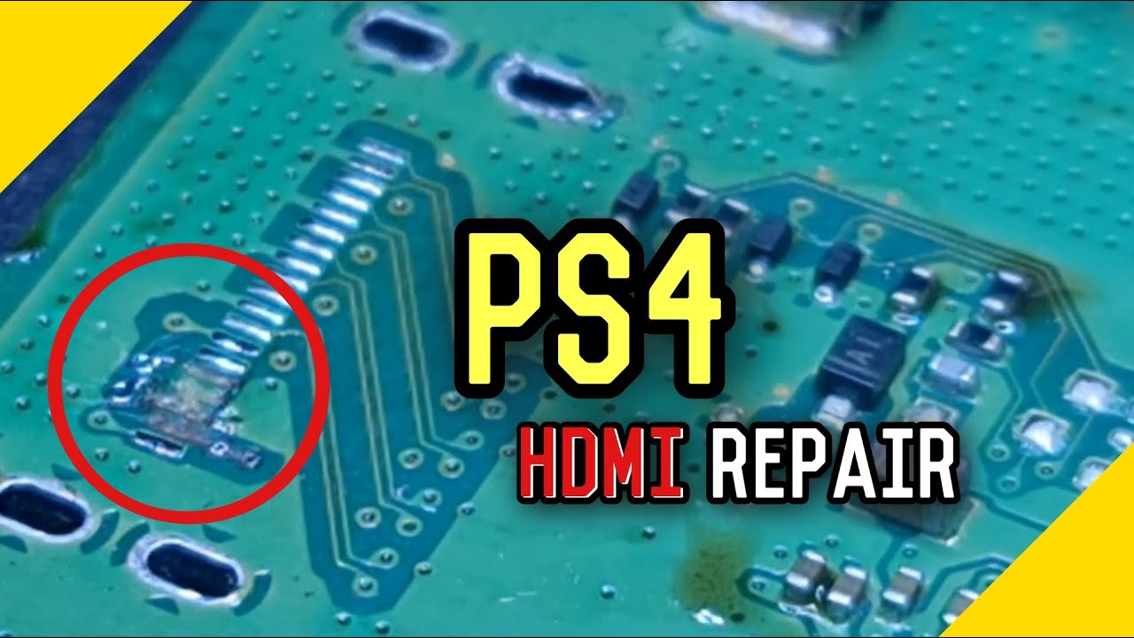 Ps4 HDMI repair - YouTube