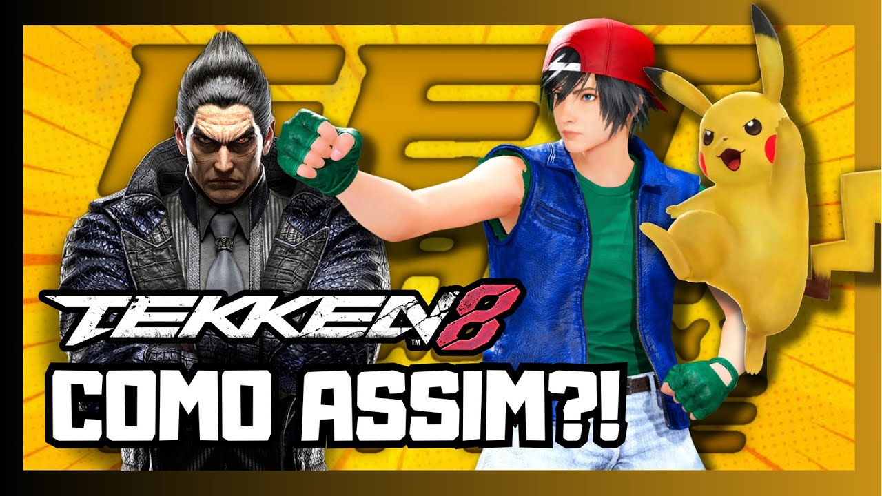 ASH de POKÉMON no TEKKEN 8?! | CUSTOMIZANDO e TESTANDO PERSONAGENS ...