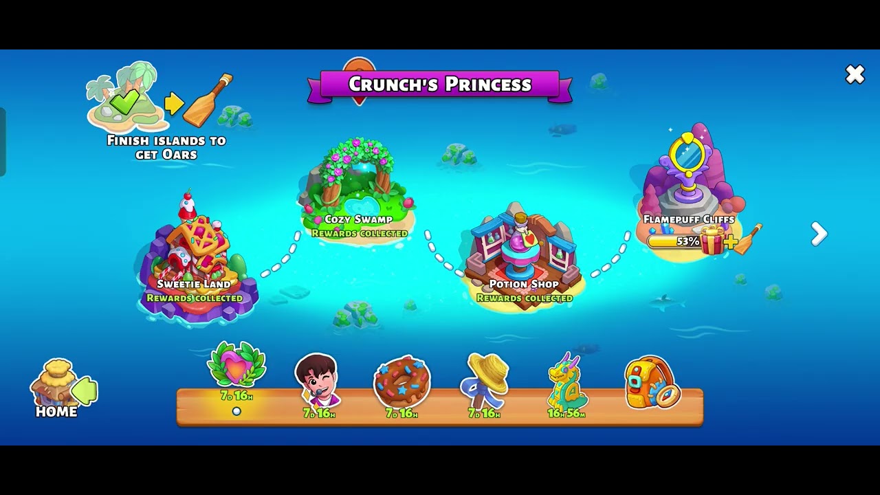 Five pink bag crunch's princess @FamilyIslandGame @FamilyIslandGame ...